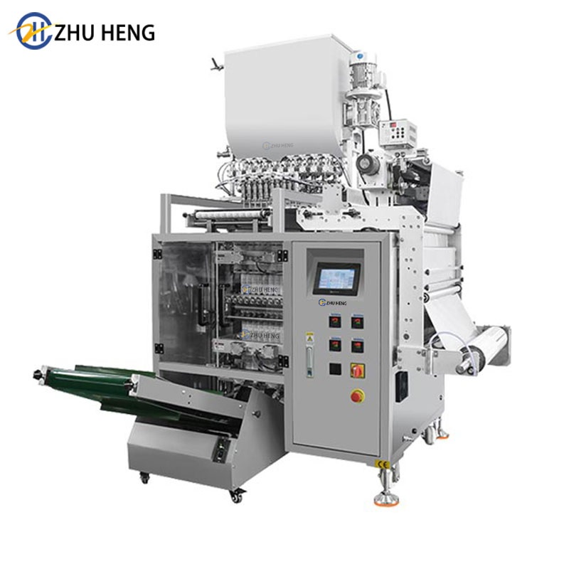 Cosmetic Samples Shampoo Sachet Multi row Packing Machine Lotion Stick ...